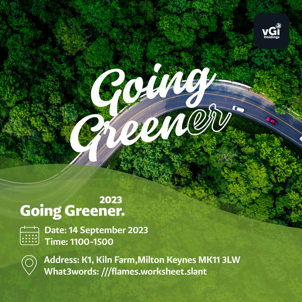 'Going Green-er' 2023 Open Day Announcement - vGi Holdings